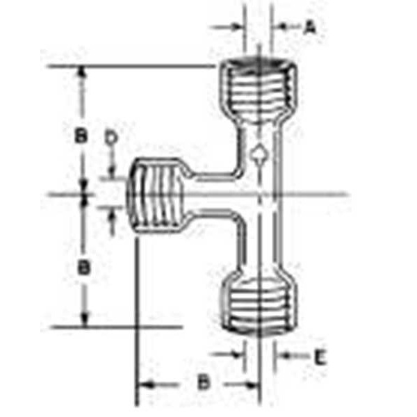 Ace Glass 25mm Tees 7495-27