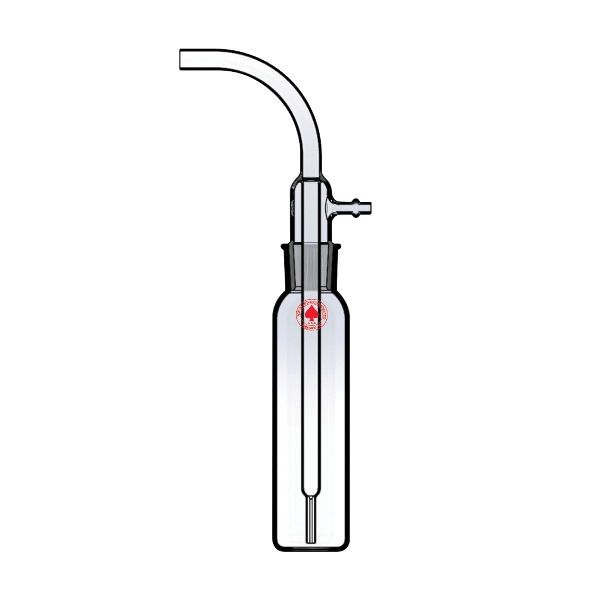 Ace Glass Stopper, Impinger, Tube End Inlet/Outlets, 24/25, 0.035In ...