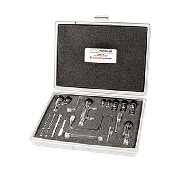 Ace Glass Deluxe Micro/Minilab Kit Featuring 14/10 Joints And The ...