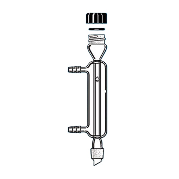 Ace Glass Condenser, Jacketed, Reflux, 10/10 Top And Bottom, Cap & O ...