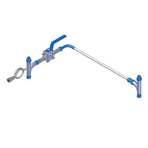 Huber Manually Adjustable Bypass M16X1 With Pressure Gauge Connection 10795