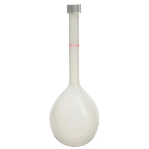 Kartell 1000mL PP Volumetric Flask with Screw Cap 241514-1000 (CS/2)