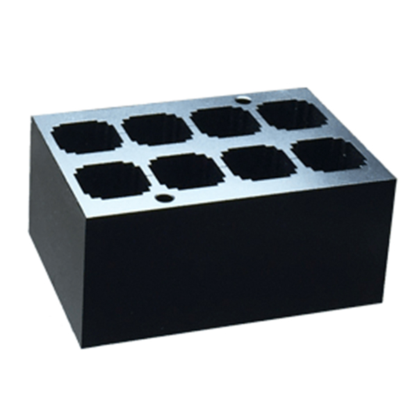 Benchmark Scientific Block, for 8 cuvettes (12.5x12.5x32mm) Lab ...