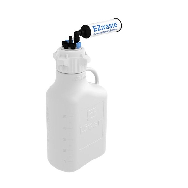 Foxx Life Sciences EZwaste Safety Vent Carboy 5L High Density Poly ...