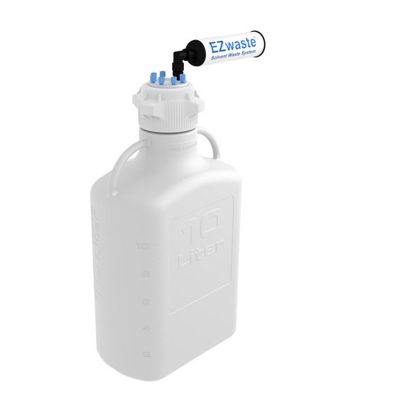 Foxx Life Sciences EZwaste Safety Vent Carboy 10L High Density Poly ...