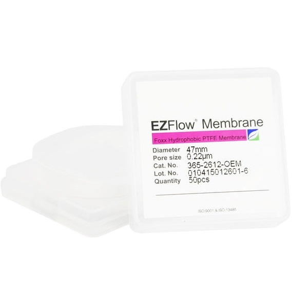 Foxx Life Sciences EZFlow 47mm 0.2µm Hydrophobic (PTFE) Membrane Disc ...