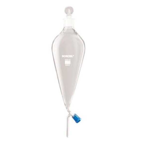 Foxx Life Sciences Borosil Funnels, Separatory, Pear-Shaped, (PTFE), 2L ...