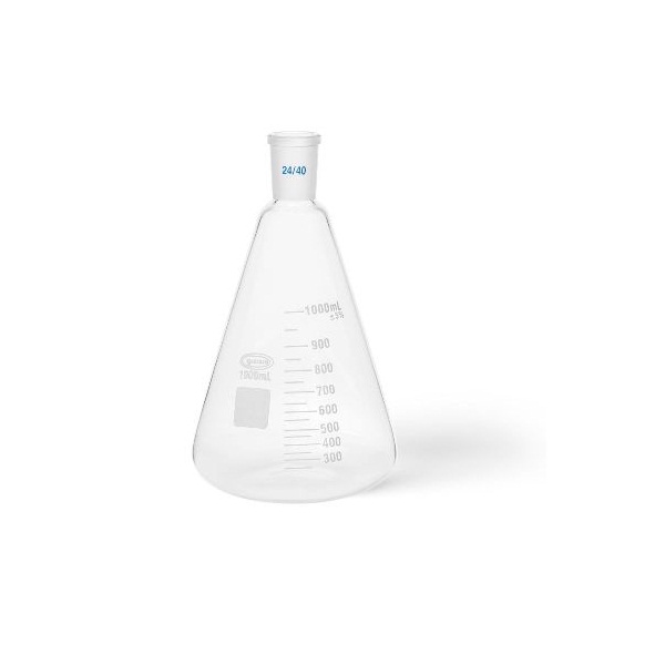 United Scientific 1000 mL Erlenmeyer Flasks, With Joint Pack of 1 ...