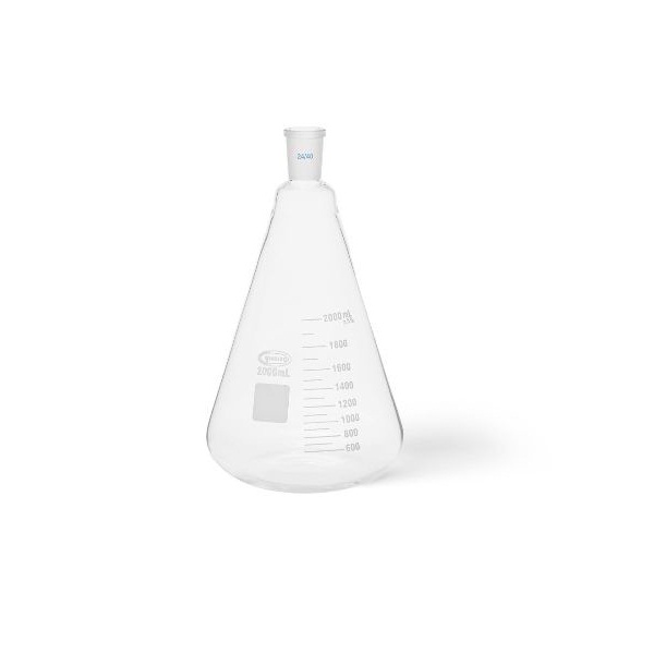 United Scientific 2000 ml Erlenmeyer Flasks, With Joint Pack of 12 ...