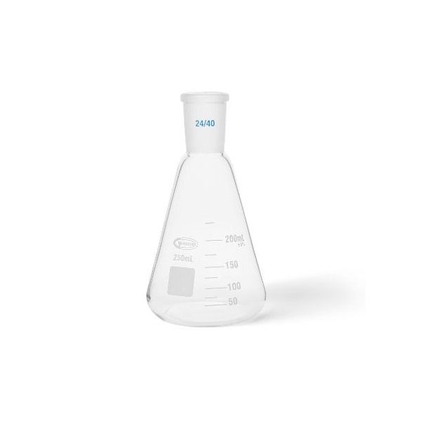 United Scientific 250 ml Erlenmeyer Flasks, With Joint, Pack of 2 ...
