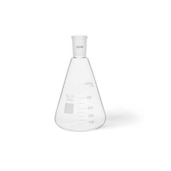 United Scientific 500 ml Erlenmeyer Flasks, With Joint Pack of 2 ...