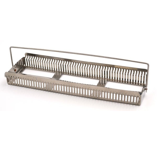 Eisco Staining Rack, 50 Slides, Aluminum with Handles - Eisco Labs BI0106B