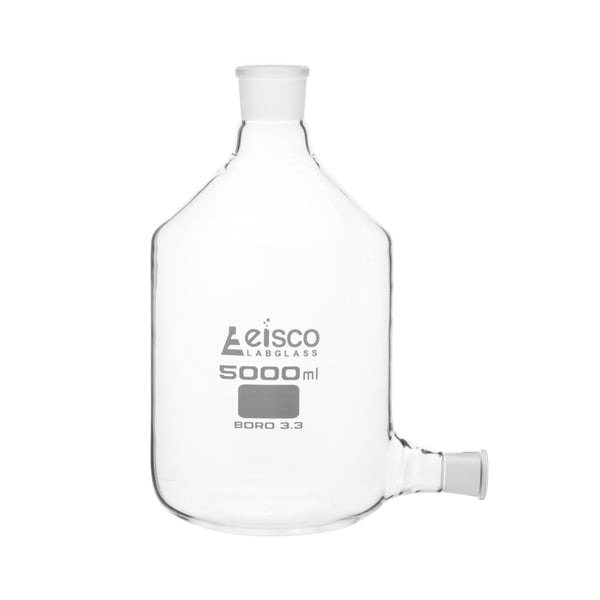 Eisco Aspirator Bottle, 5000mL - 29/32 Outlet Socket - 34/35 Top Socket ...