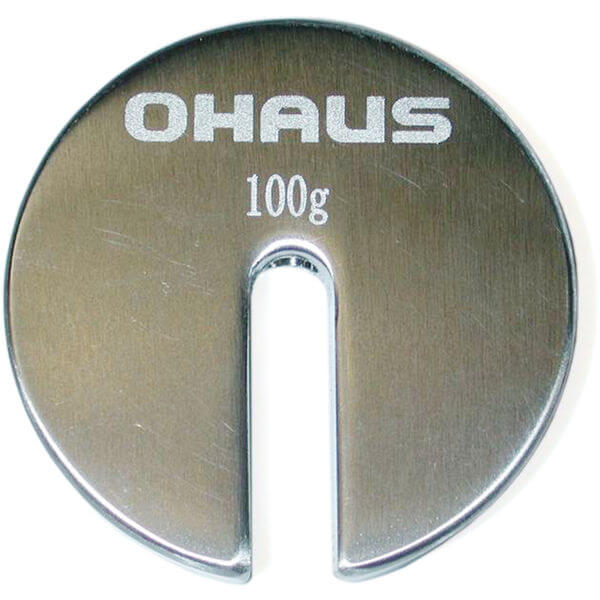 Ohaus Weight, 100g, ASTM 6, Slotted 80850146