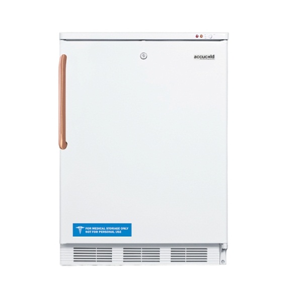Accucold 24" Wide All-Freezer with Antimicrobial Pure Copper Handle ...