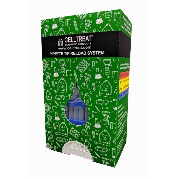 Celltreat 1000µL Low Retention Pipette Tip Reload System, Non-Sterile ...