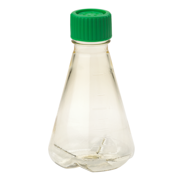 Celltreat 500mL Erlenmeyer Flask, Vent Cap, Baffled Bottom, PC, Sterile ...