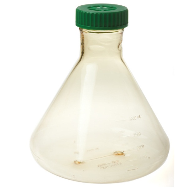 Celltreat 3L Fernbach Flask, Vent Cap, Plain Bottom, Polycarbonate ...