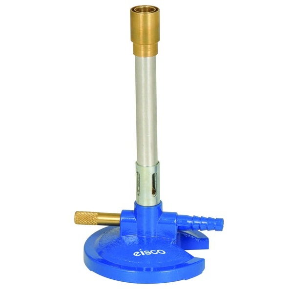 Eisco Labs Premium Bunsen Burner with Flame Stabilizer and Gas ...