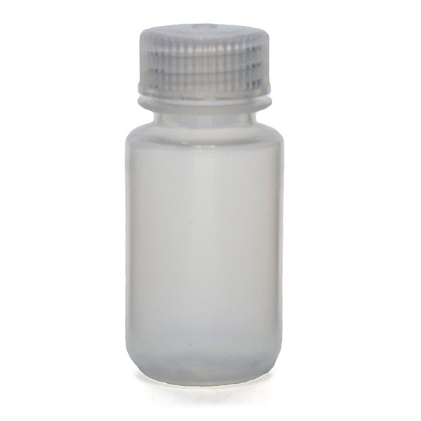 Eisco 60mL Rigid Plastic Reagent Bottle with Wide Mouth (0.8" ID) and ...