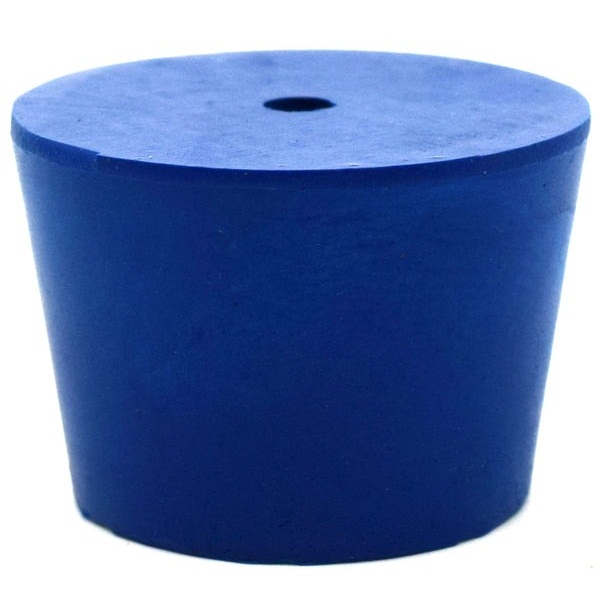 Eisco 10PK Neoprene Stoppers 1 Hole - ASTM - Size: #7 - 30mm Bottom ...