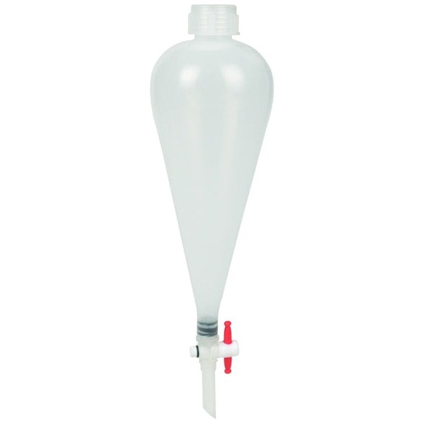 Eisco Separating Funnel, 100ml - Polypropylene PTFE Plug - Leak-Proof ...
