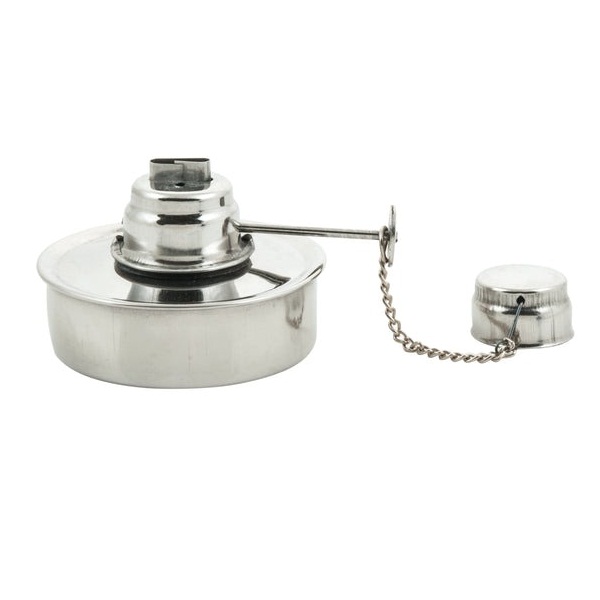 Eisco Labs Stainless Steel Spirit Lamp - 80mL CH0535B