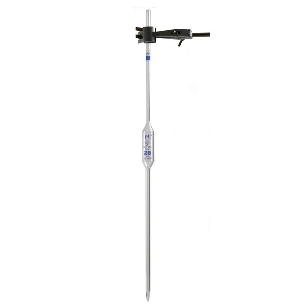 Eisco Volumetric Pipette, 25mL - Class A - Blue Coded - Blue Graduation ...