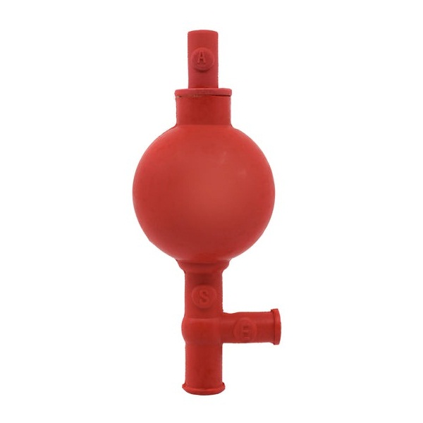 Eisco Pipette Filler, Rubber Bulb - 54mm Dia. Three Valves - Noxious ...