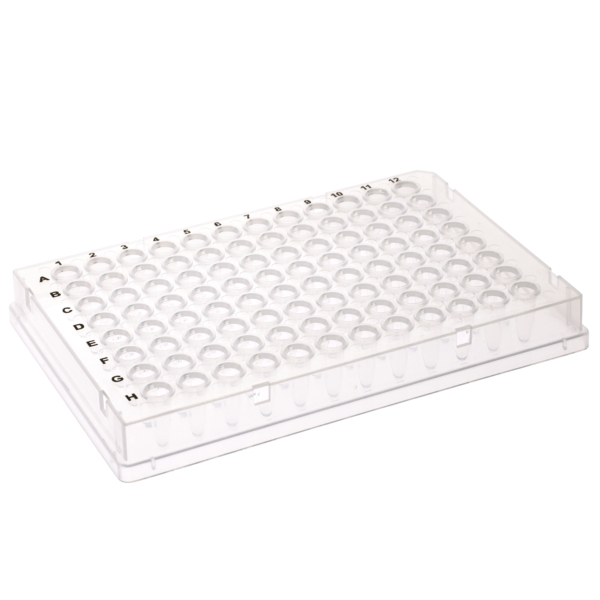 Celltreat 96 Well PCR Plate, Full Skirt, Clear, 0.1mL, Non-Sterile 50 ...