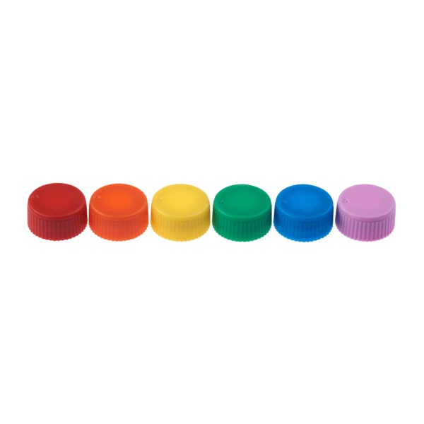 Celltreat Cap Only, Screw Top Micro Tube Cap, O-Ring, Assorted Colors ...