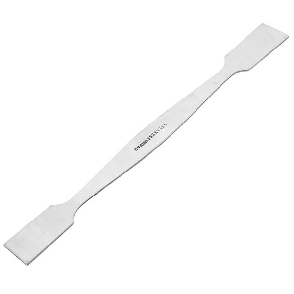 Eisco Dual End Spatula, 7.9" - Stainless Steel, Polished - Flat Blades ...