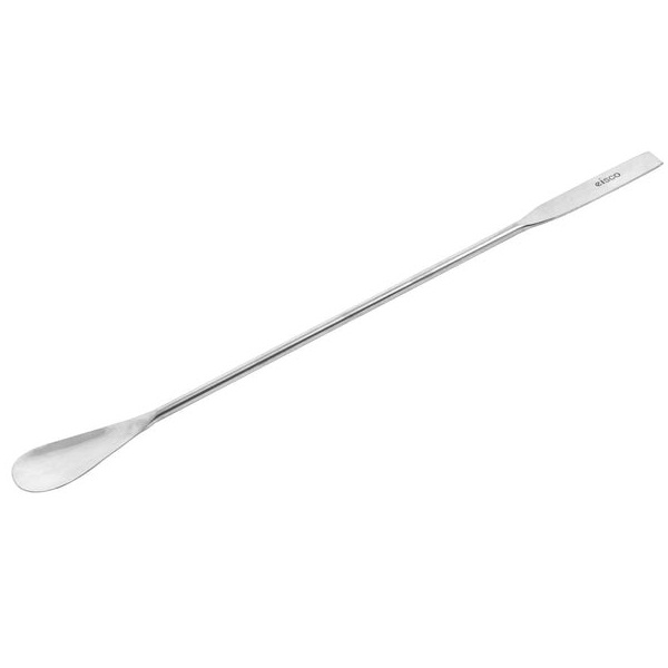Eisco Spatula Spoon, 9" - Stainless Steel - Flat End & Scoop End CH0635C
