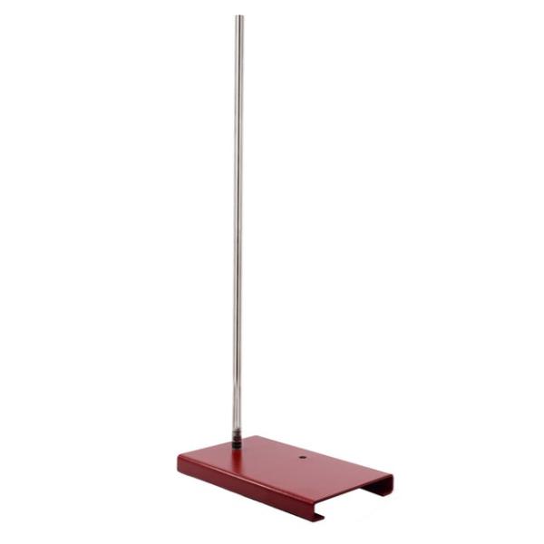 Eisco Rectangular Retort Base & Rod Set - 9"x5.5" Base, 23.6" Rod ...