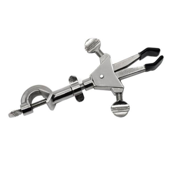 Eisco 2 Prong Double Adjustable Universal Clamp, Integral Boss Head, 7. ...