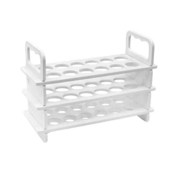 Eisco Test Tube Rack - 18mm x 12 Tube Capacity - Polypropylene Plastic ...
