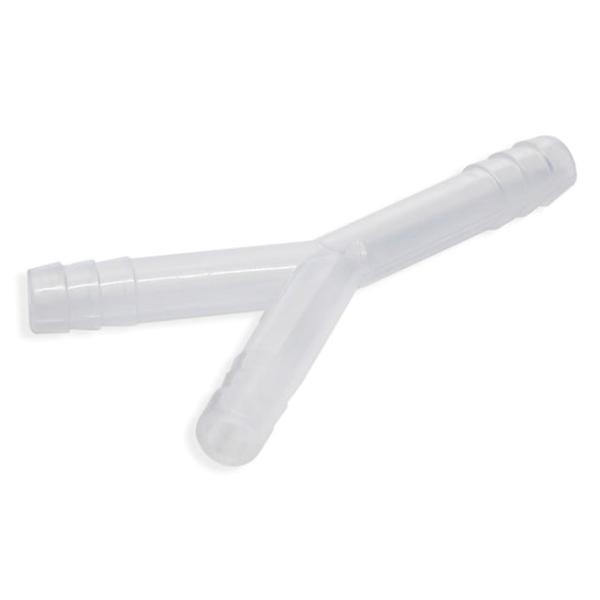 Eisco Y-shaped 3-Way Barbed Drip Tubing Connector, 10mm - Polypropylene ...