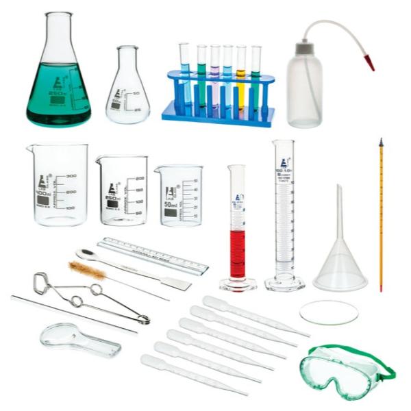 Eisco Laboratory Starter Kit - 32 Pieces - Glassware & Plasticware ...