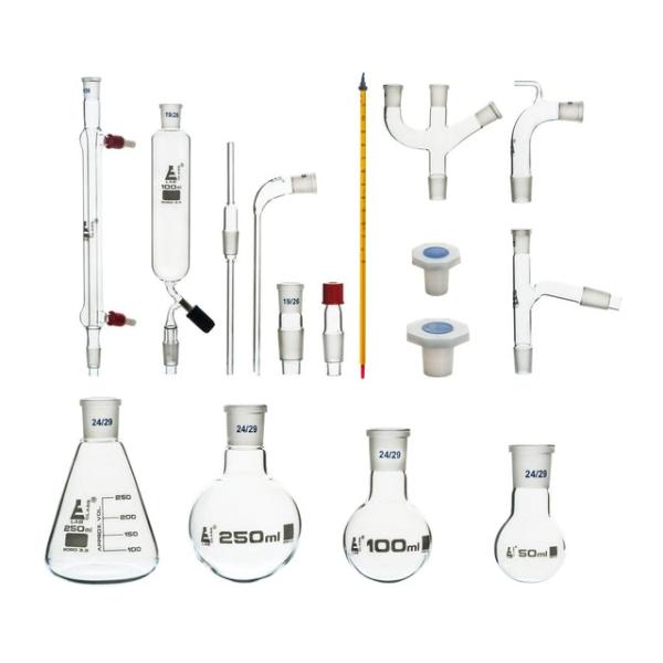 Eisco Advanced Organic Chemistry Distillation Glassware Set - 17 Piece ...