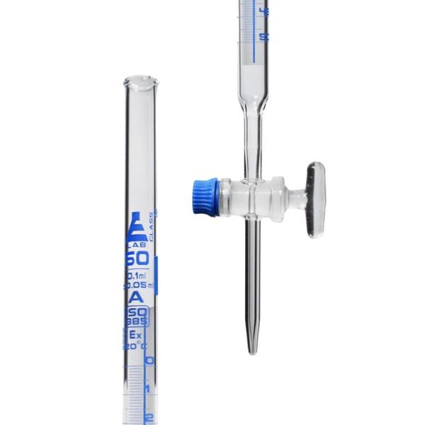 Eisco Schellbach Burette, 50mL - Class A, Includes Calibration ...