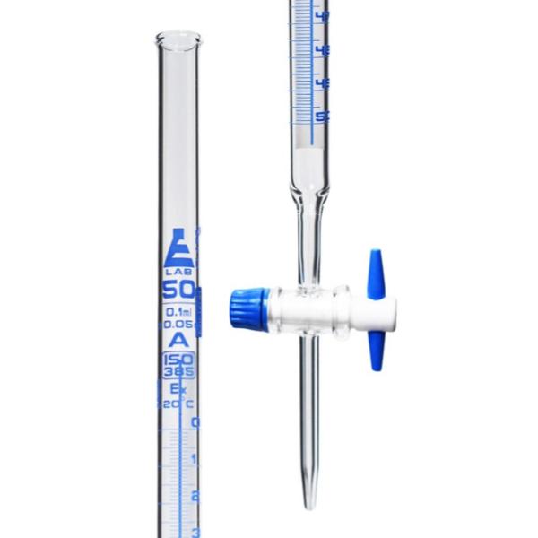 Eisco Schellbach Burette, 50mL - Class A, Includes Calibration ...