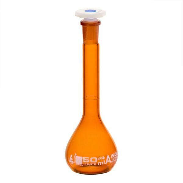 Eisco Volumetric Flask 50ml Class A Tolerance ±0.06ml - 12/21 ...
