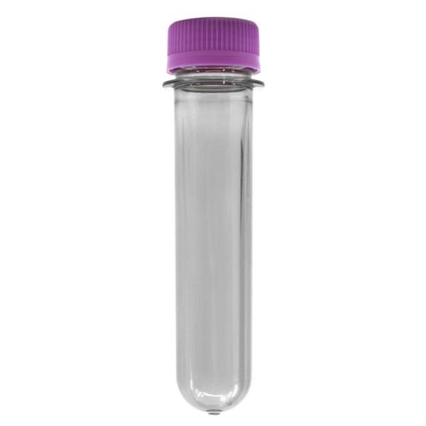Eisco Baby Soda Bottle with Cap, 25mL - PET Plastic Test Tube CH2019008