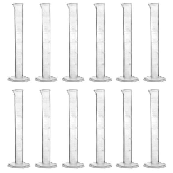 Eisco Industrial Polypropylene Graduated Cylinder, Octagonal Base, 25ml ...