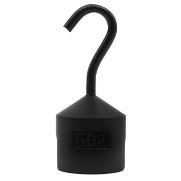 Eisco Hooked Iron Weight, 50g - with Bottom Slot - Powder Coated Steel ...
