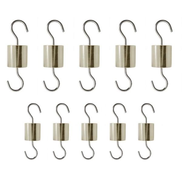 Eisco Cylinder Hooked Weights, Set of 10 - (5) 50g (5) 25g, Premium ...
