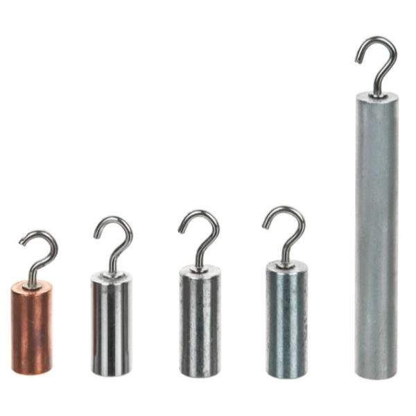 Eisco 5-Piece Specific Gravity Cylinders with Hooks - Includes Copper ...