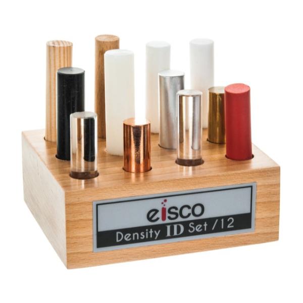 Eisco 12pc Cylindrical Bars Density ID Set - Includes Hardwood ...