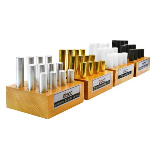 Eisco 48pc Density Cylinder Super Set - Includes Brass, Aluminum, PVC ...