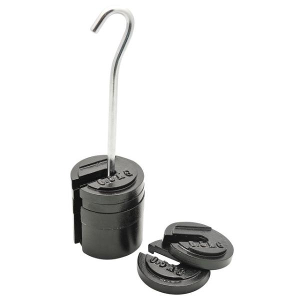 Eisco Slotted Kilogram Masses Set- Cast Iron PH0264A
